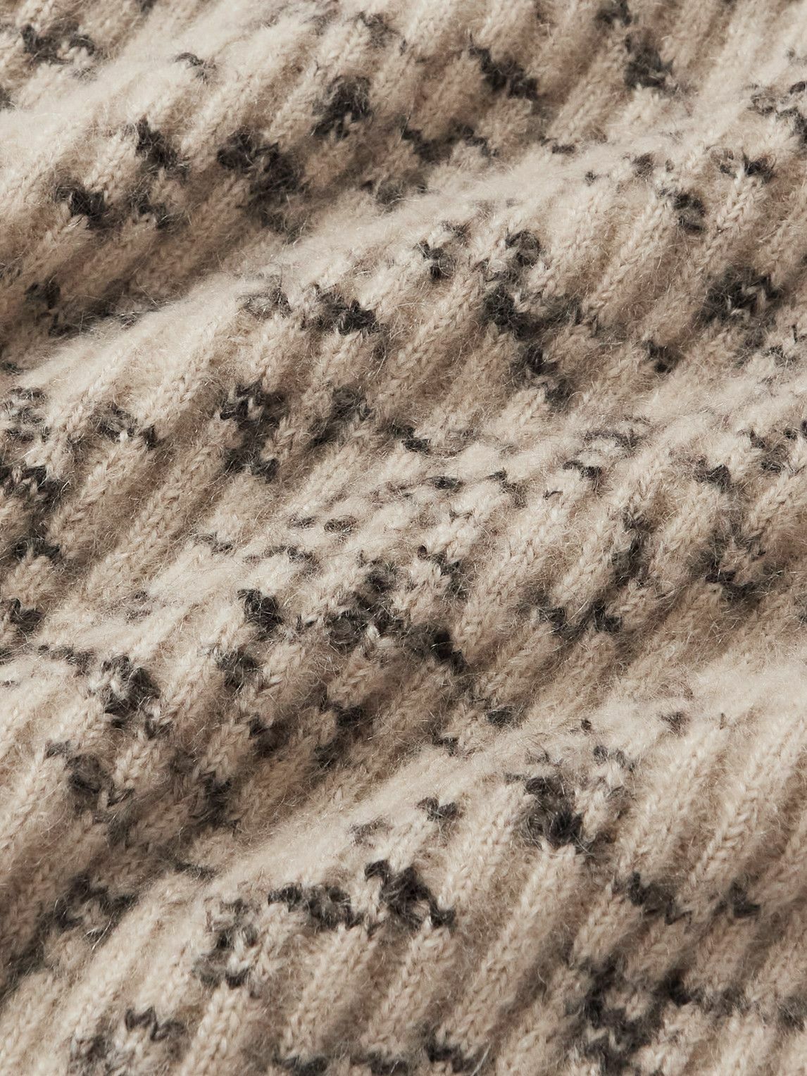 Raf Simons - Space-Dyed Ribbed-Knit Sweater - Neutrals Raf Simons