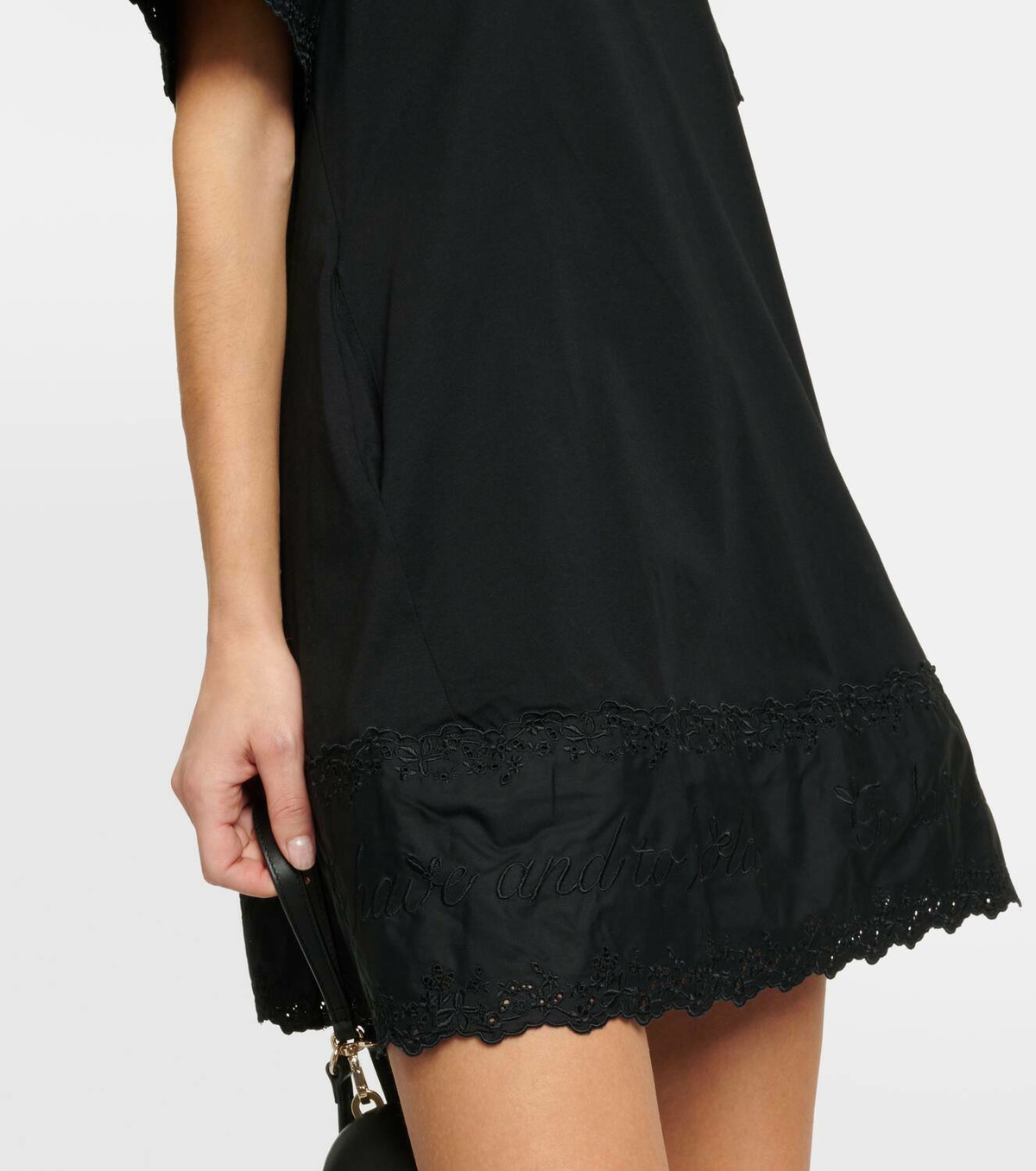 Simone Rocha Cotton jersey minidress Simone Rocha