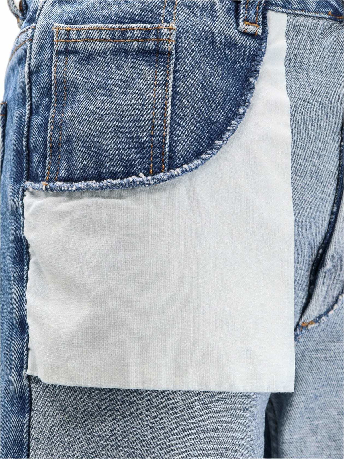 MM6 Maison Margiela Straight Leg Jeans With Reverse Pockets MM6 Maison ...