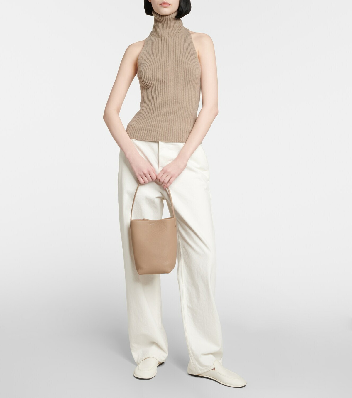 The Row Park Small leather shoulder bag The Row