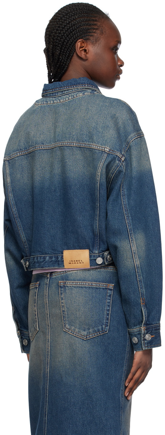 Isabel Marant Navy Tadia Denim Jacket Isabel Marant