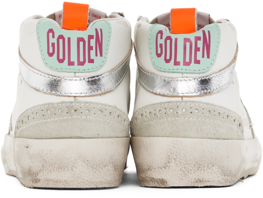 Golden Goose SSENSE Exclusive White Mid Star Sneakers Golden Goose ...