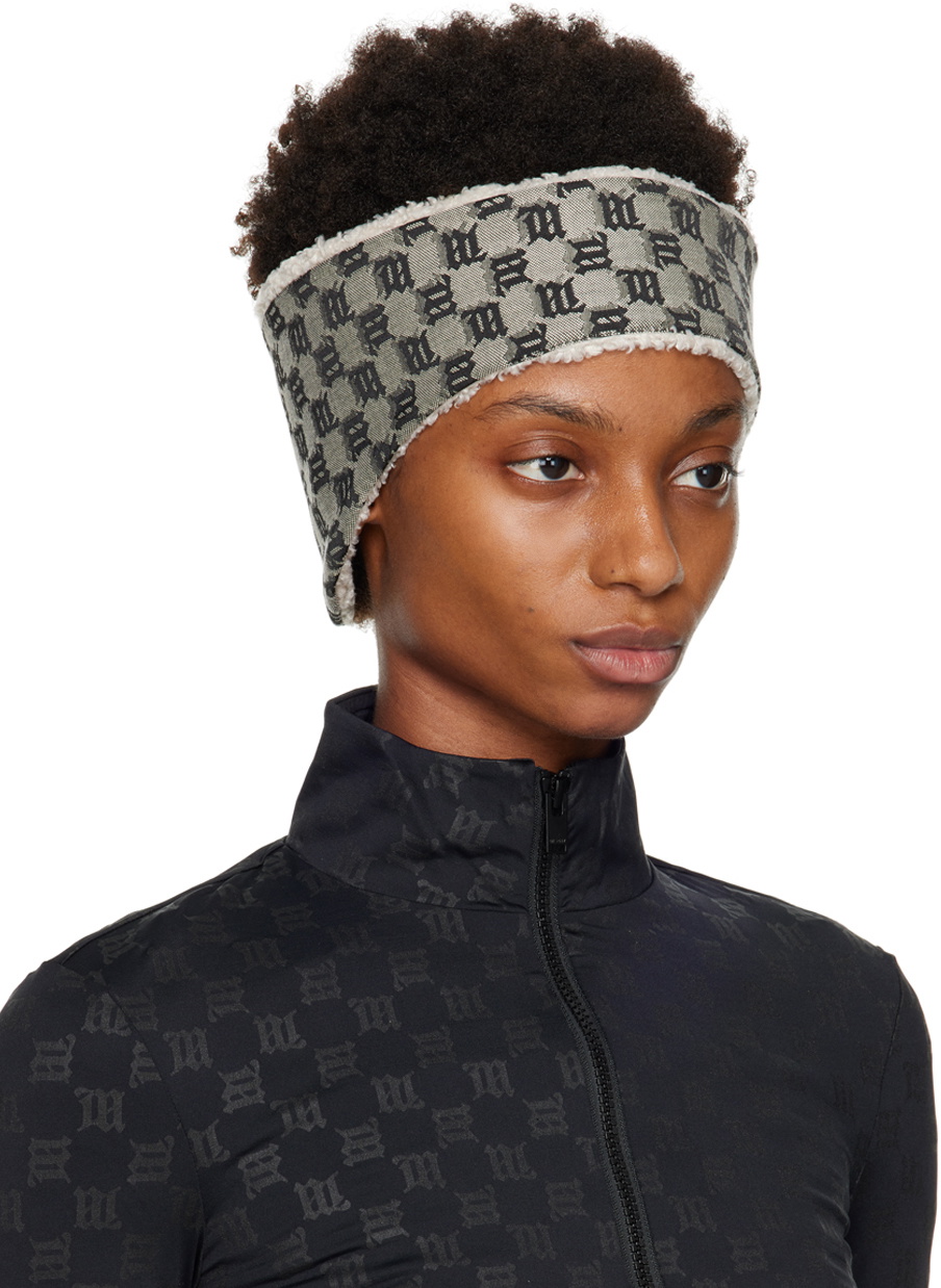 MISBHV Gray Monogram Headband MISBHV