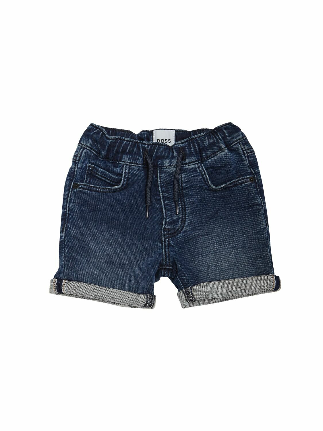 BOSS Stretch Denim Effect Shorts BOSS