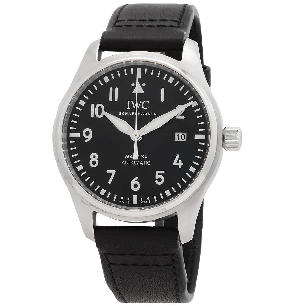 IWC Pilots Automatic Black Dial Mens Watch IW328201 IWC