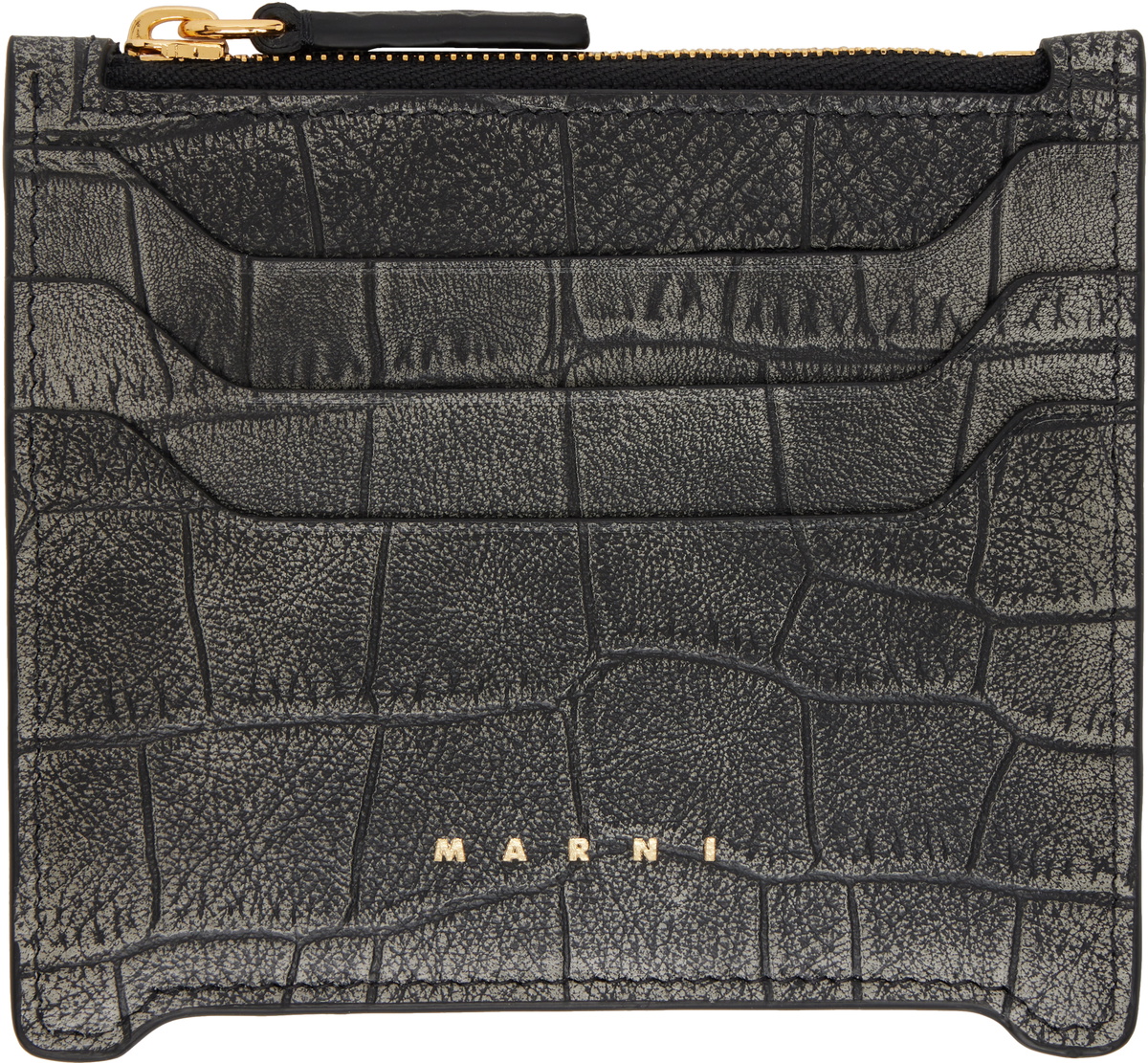 Marni Black Trunkaroo Card Holder Marni