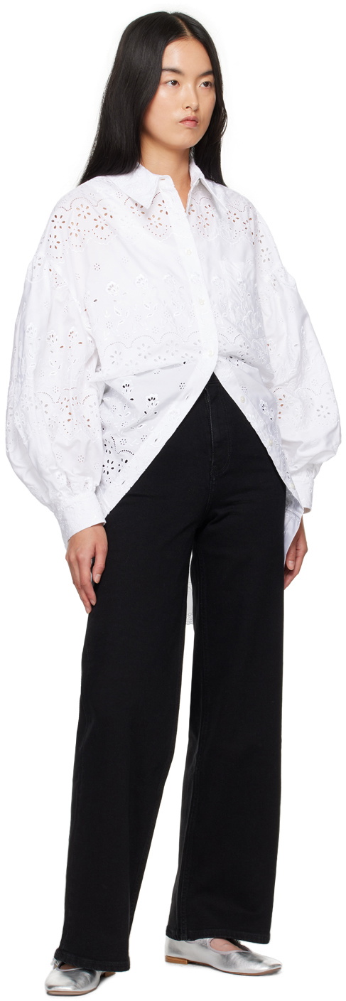 GANNI Black Washed Andi Jeans GANNI