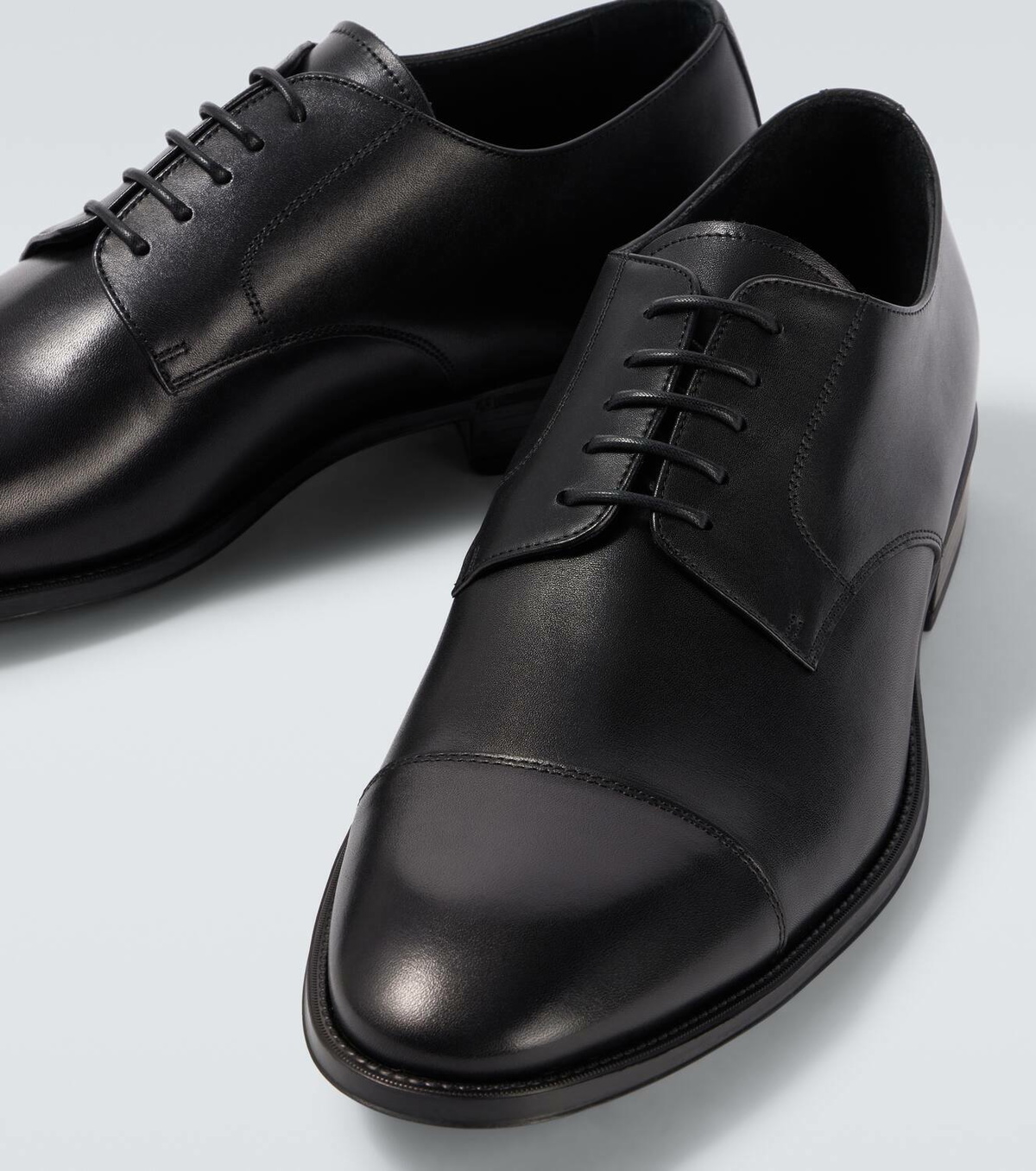 Canali Leather Derby shoes Canali