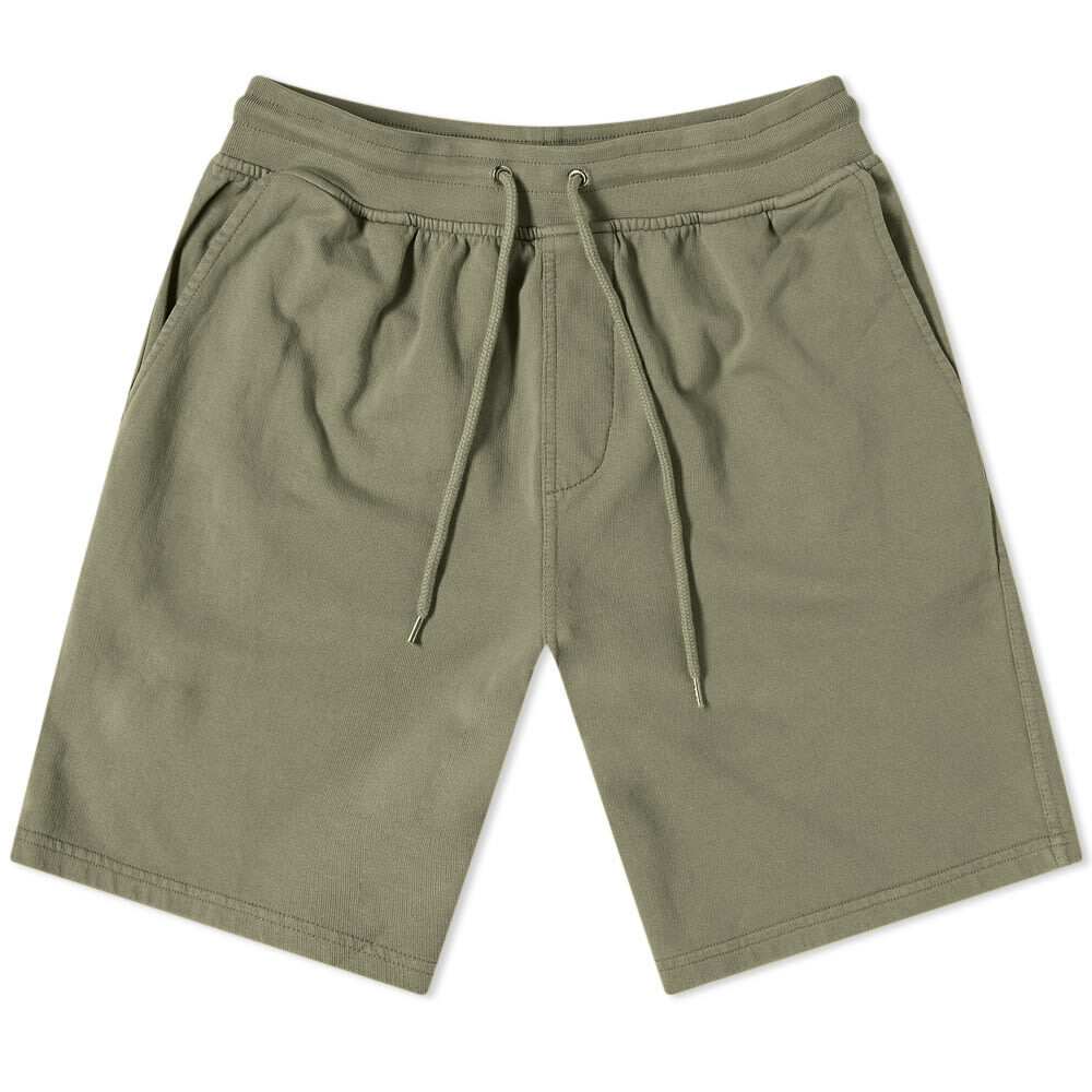 Colorful Standard Men's Classic Organic Sweat Short in Dusty Olive ...