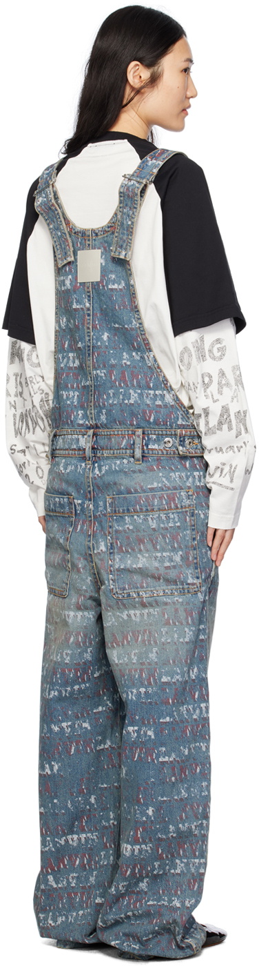 Lanvin Blue Future Edition Denim Overalls Lanvin