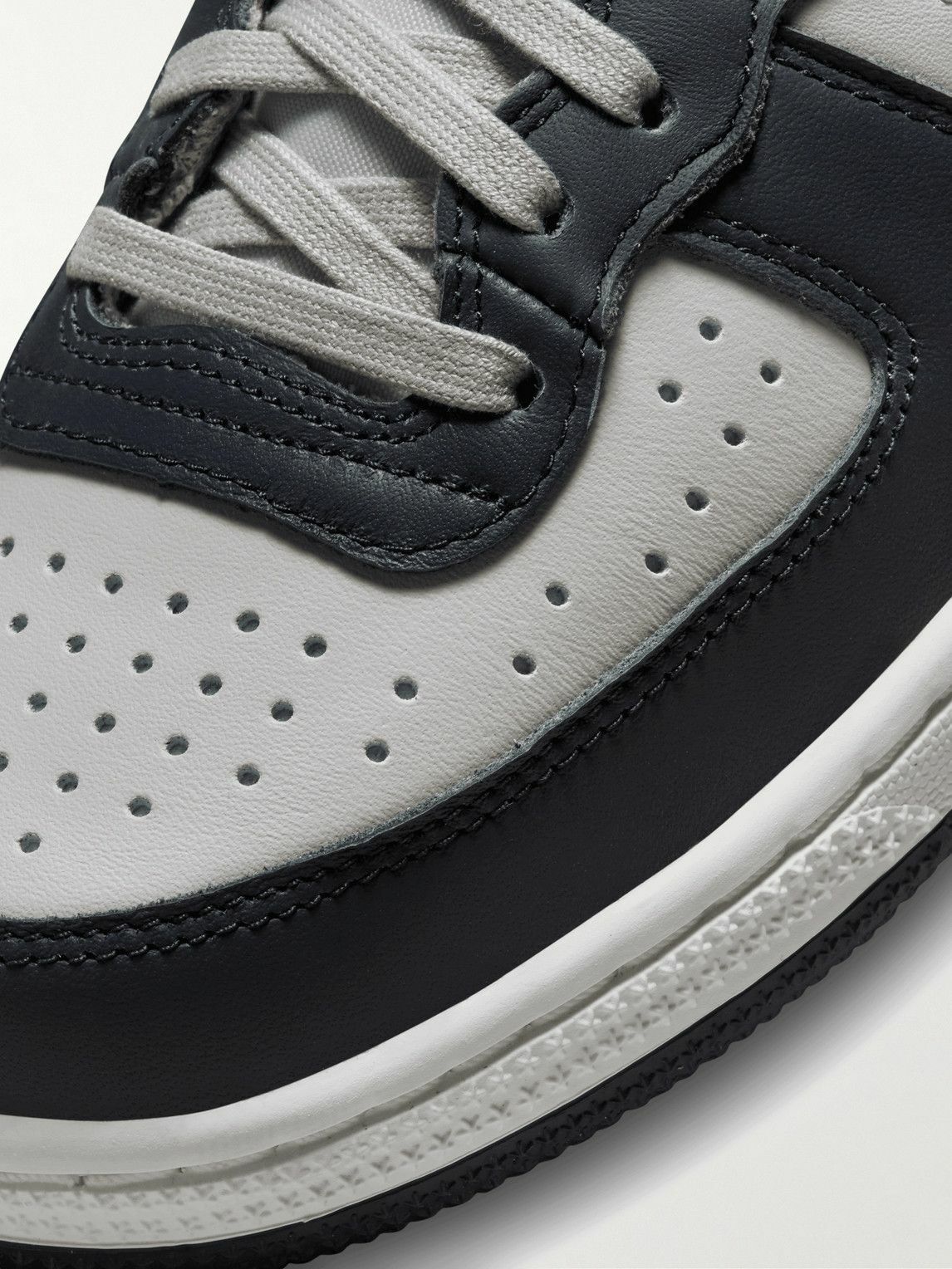 Nike - Terminator Leather High-Top Sneakers - Gray Nike