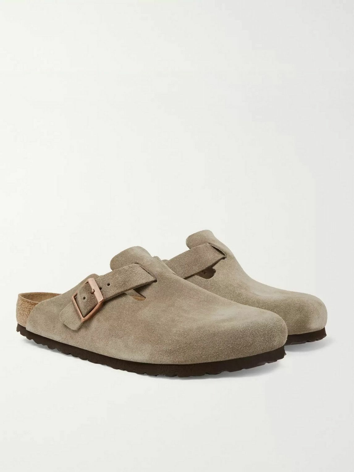 Birkenstock - Boston Suede Clogs - Brown Birkenstock