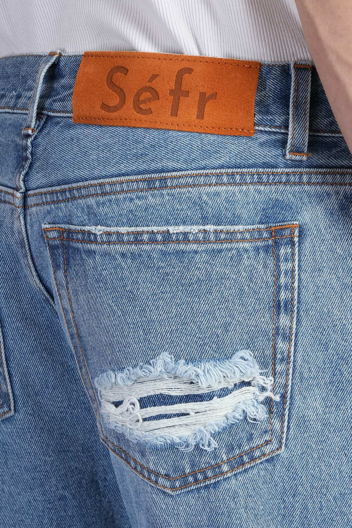 Séfr Rider Jeans In Blue Denim Séfr