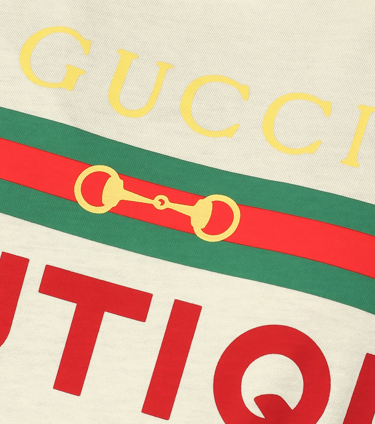 Gucci - Printed cotton T-shirt Gucci