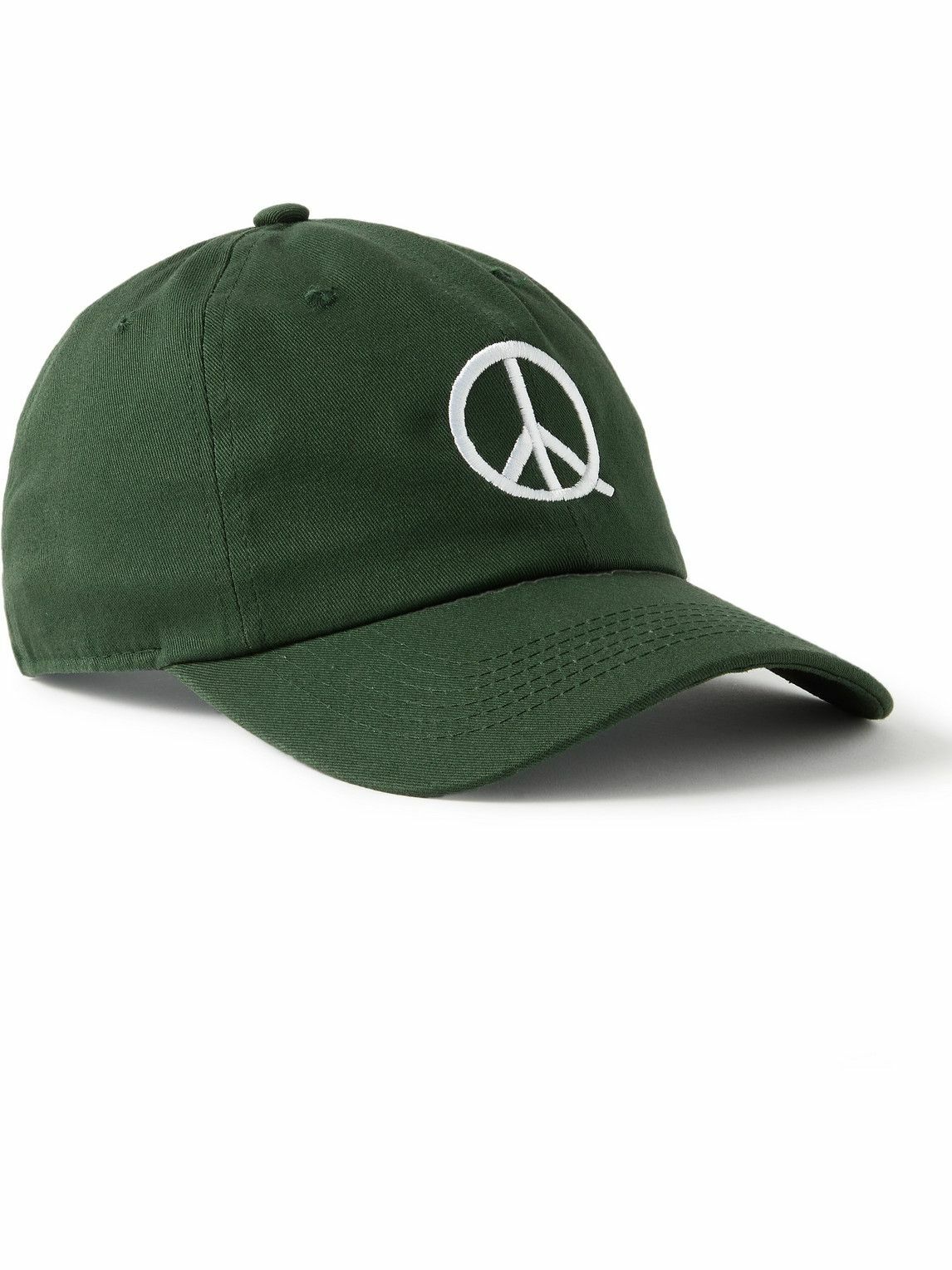 Museum Of Peace & Quiet - Icon Logo-Embroidered Cotton-Twill Baseball ...