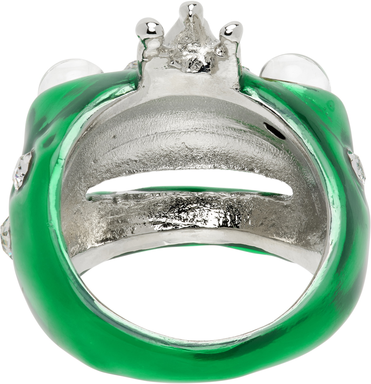 Collina Strada Green Frog Prince Ring Collina Strada