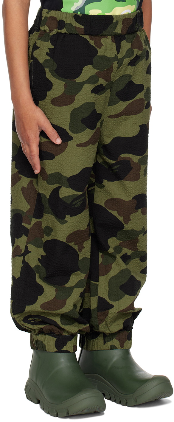BAPE Kids Khaki 1st Camo Lounge Pants A Bathing Ape