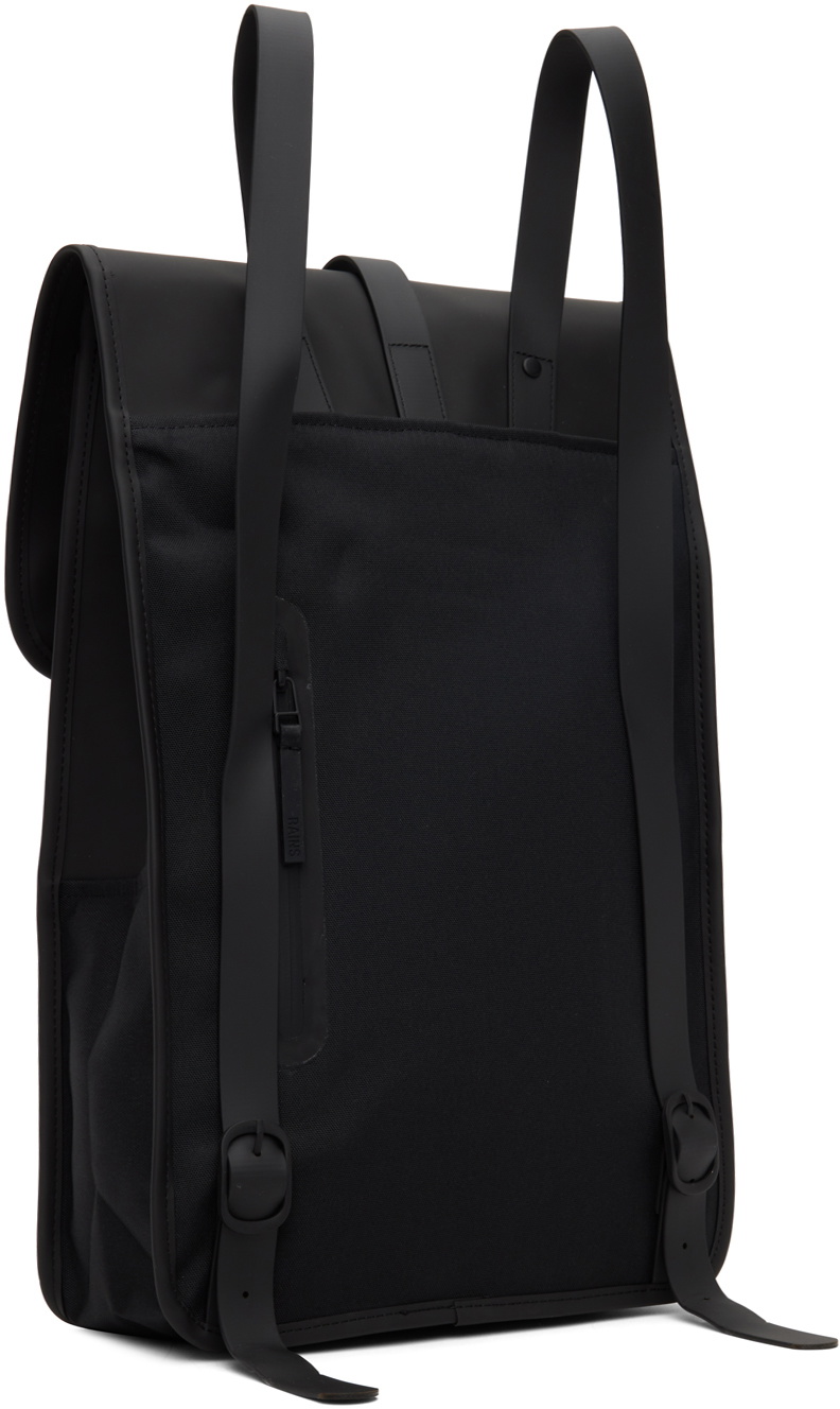 RAINS Black Waterproof Backpack Rains