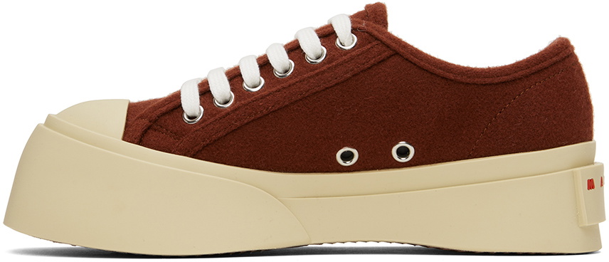 Marni Brown Felt Pablo Sneakers Marni