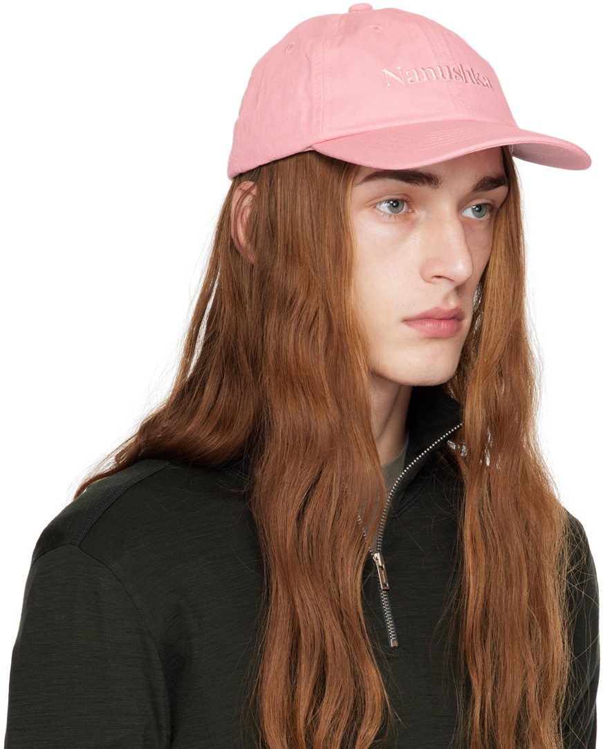 Nanushka Pink Logo Cap Nanushka