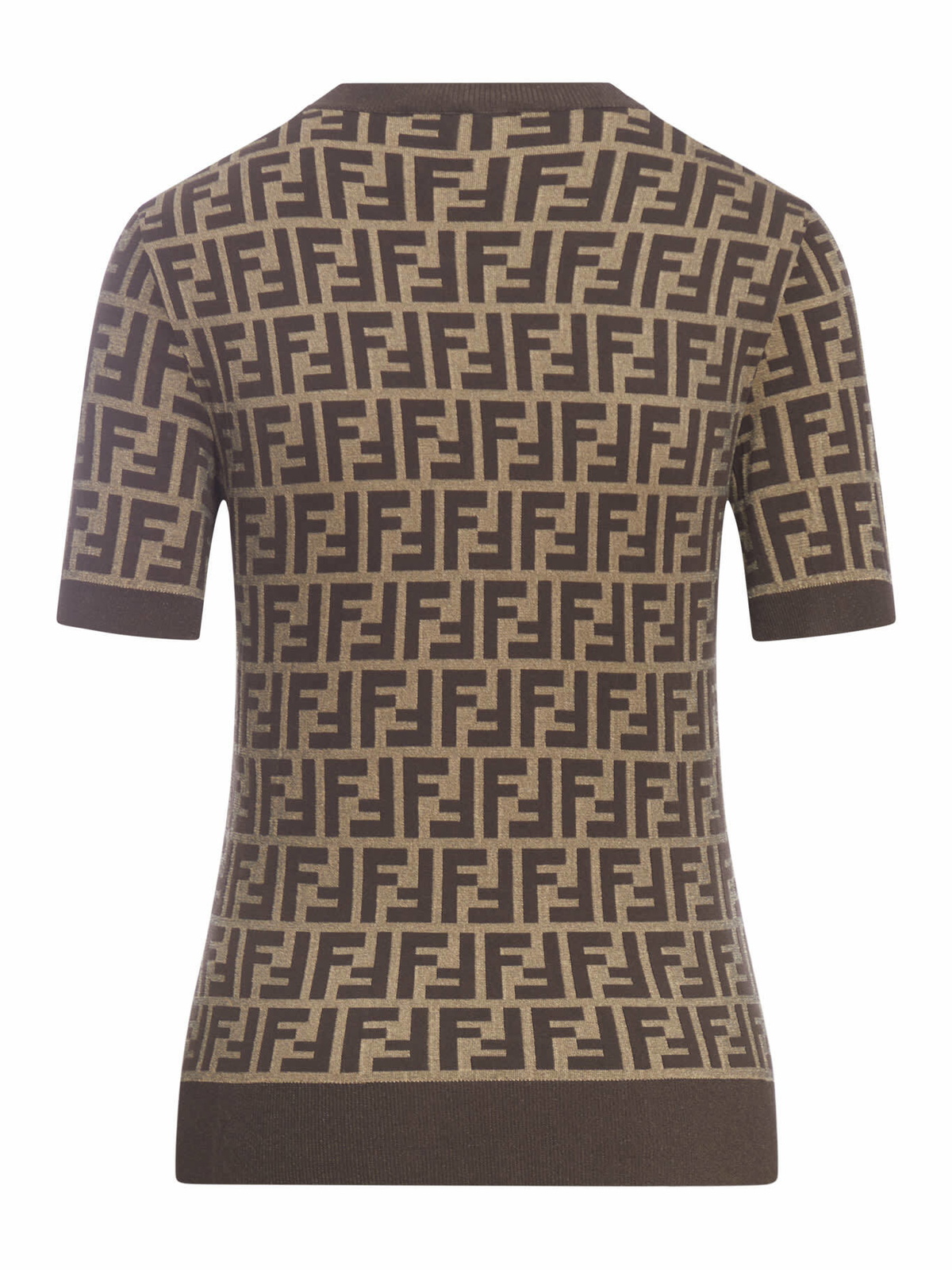 Fendi Pull Ff Istit. Cotton Knit Fendi