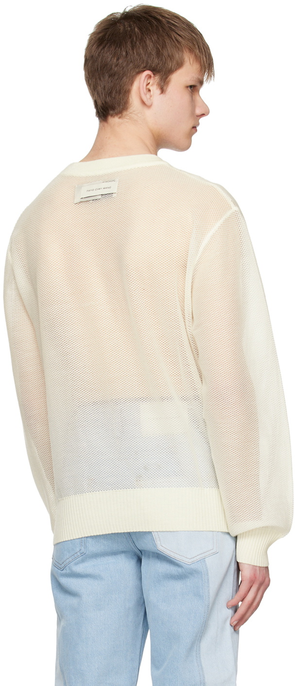 Feng Chen Wang White Phoenix Sweater Feng Chen Wang