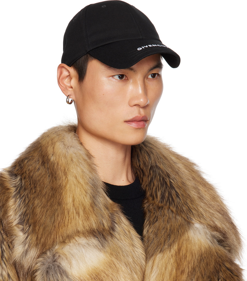 Givenchy Black Embroidered Cap Givenchy