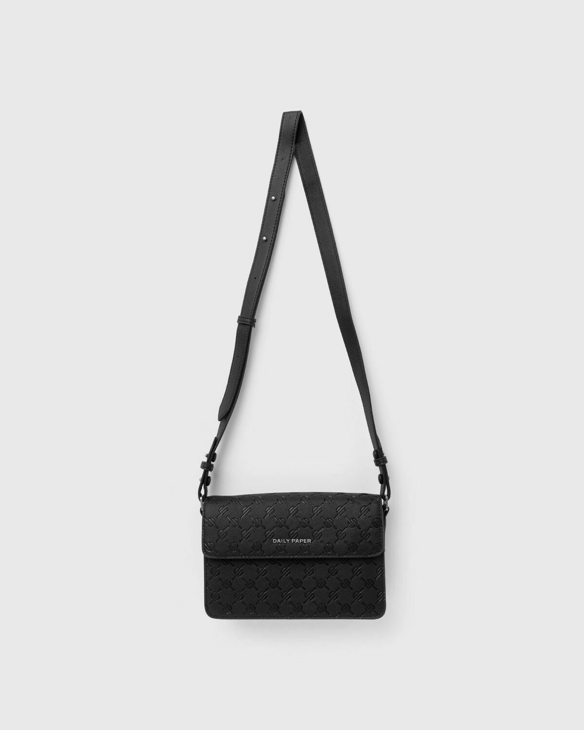 Daily Paper Meru monogram bag Black Mens Messenger & Crossbody Bag ...