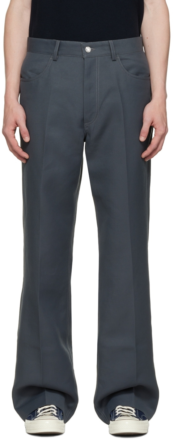 Second/Layer SSENSE Exclusive Gray Valluco Trousers Second/Layer
