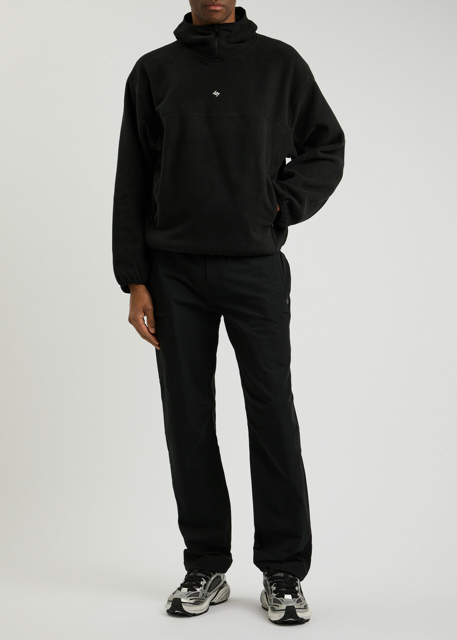 Represent 247 Hooded Fleece Sweatshirt Black Represent