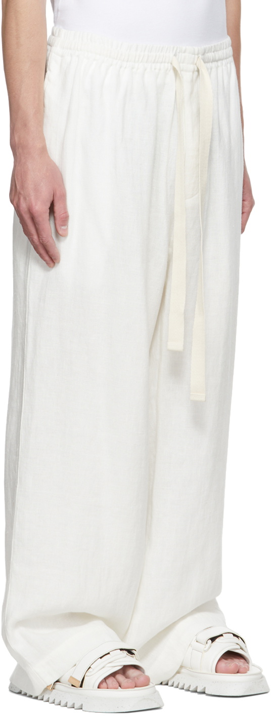 COMMAS White Wide Leg Trousers Commas