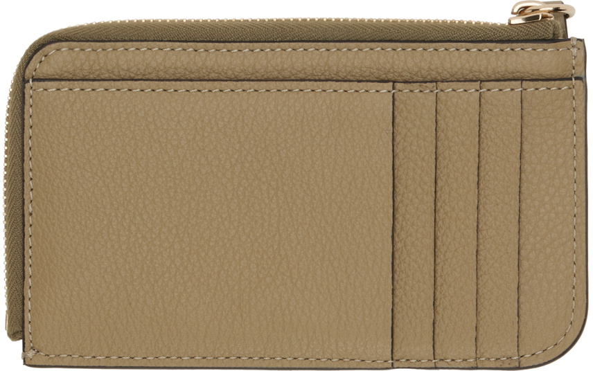 Chloé Khaki Alphabet Card Holder Chloe