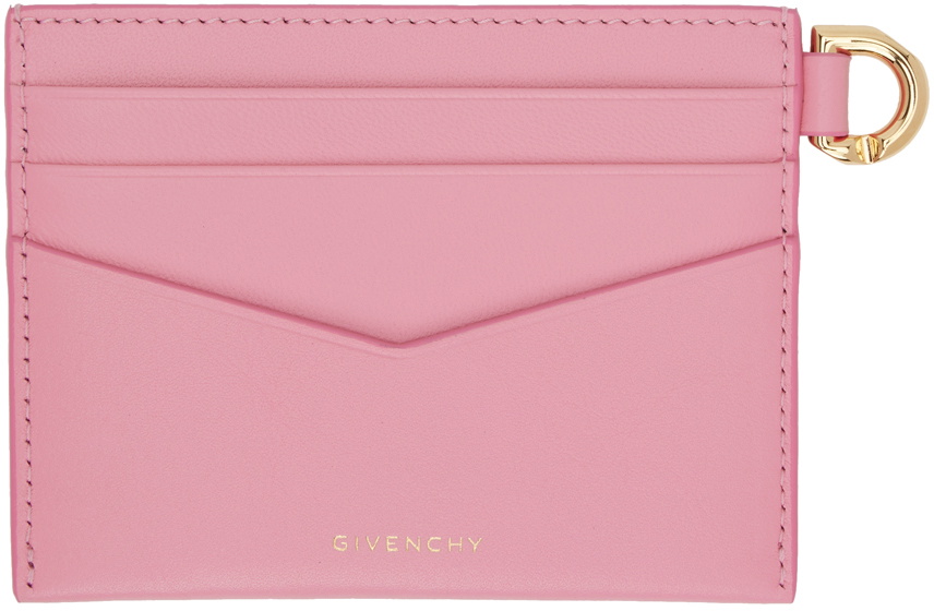 Givenchy Pink 4G Card Holder Givenchy