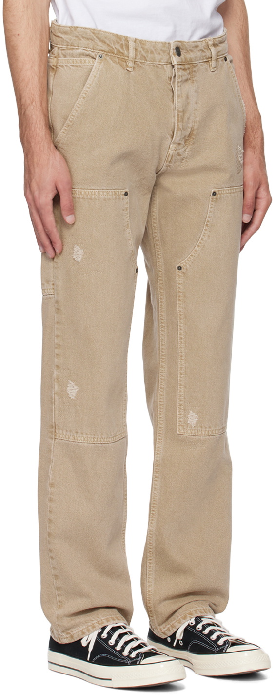 Ksubi Beige Operator Jeans Ksubi
