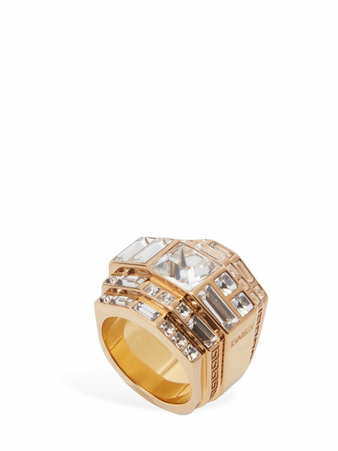 VERSACE - Crystal Thick Ring Versace