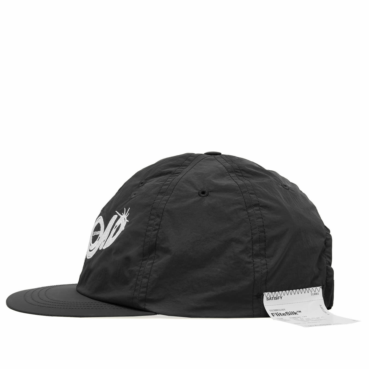 Satisfy Men's FliteSilk™ Running Cap in Black Satisfy