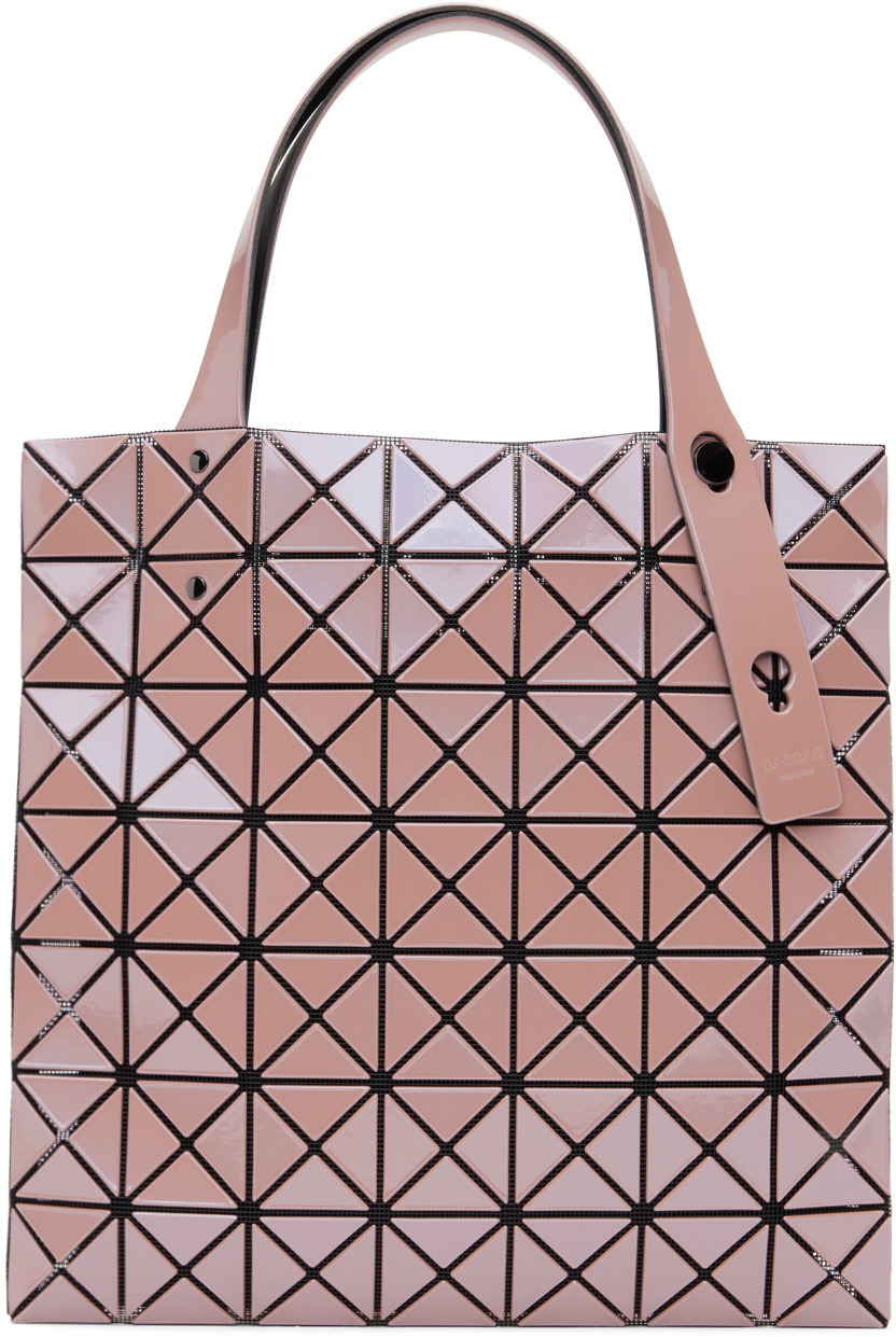 BAO BAO ISSEY MIYAKE Pink Prism Metallic Tote Bao Bao Issey Miyake