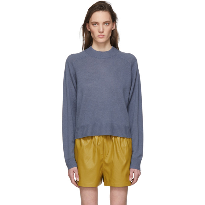 Tibi Blue Spring Cocoon Sweater Tibi
