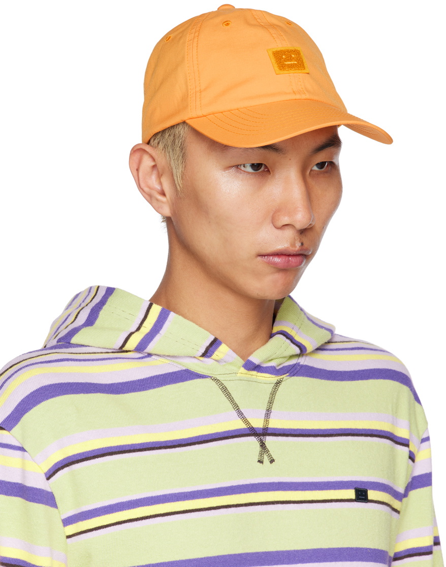 Acne Studios Orange Heat Reactive Baseball Cap Acne Studios