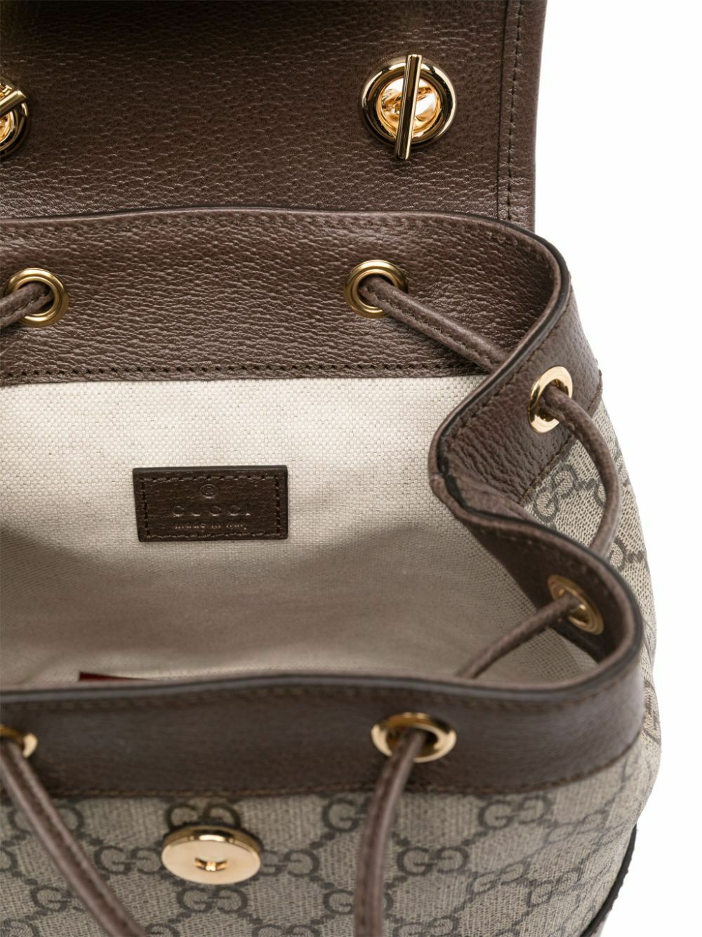 Gucci Neutral Ophidia Mini GG Supreme Backpack Gucci