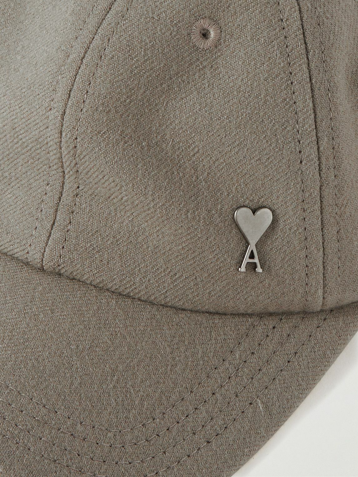 AMI PARIS - Logo-Embellished Wool-Twill Baseball Cap AMI