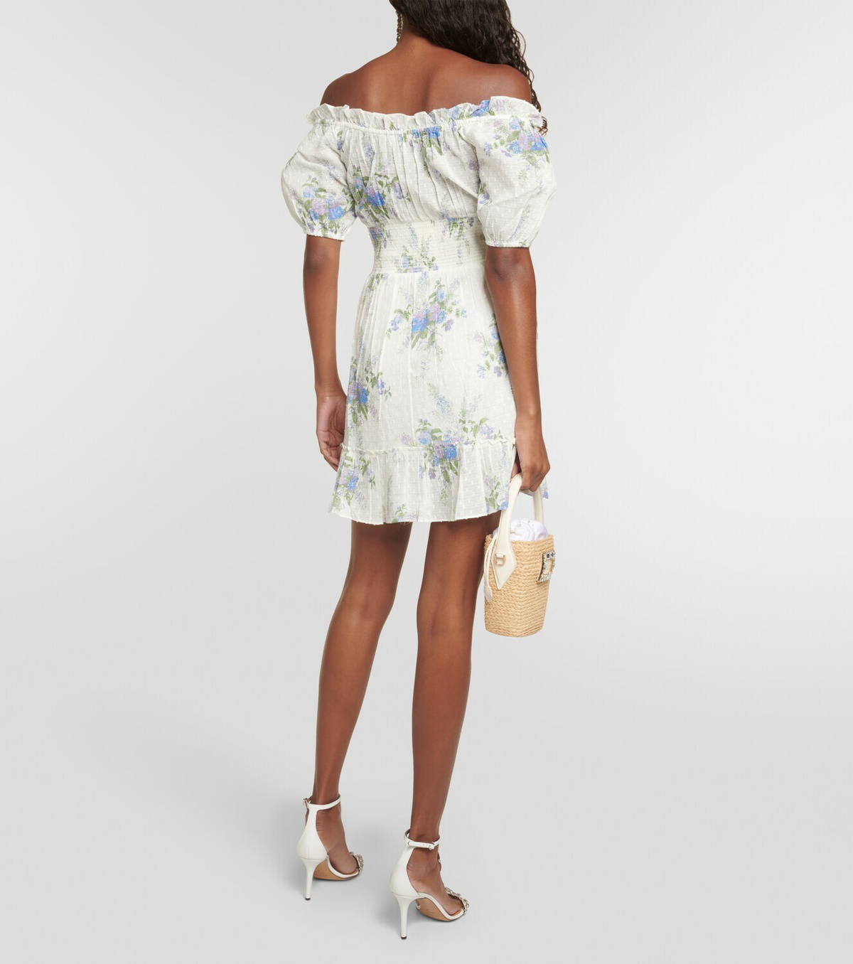 LoveShackFancy Lai floral cotton minidress LoveShackFancy