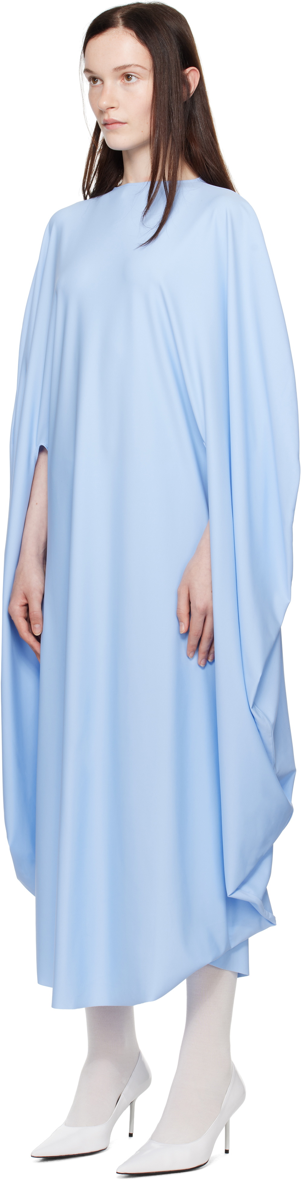 ABRA Blue Cercle Midi Dress ABRA