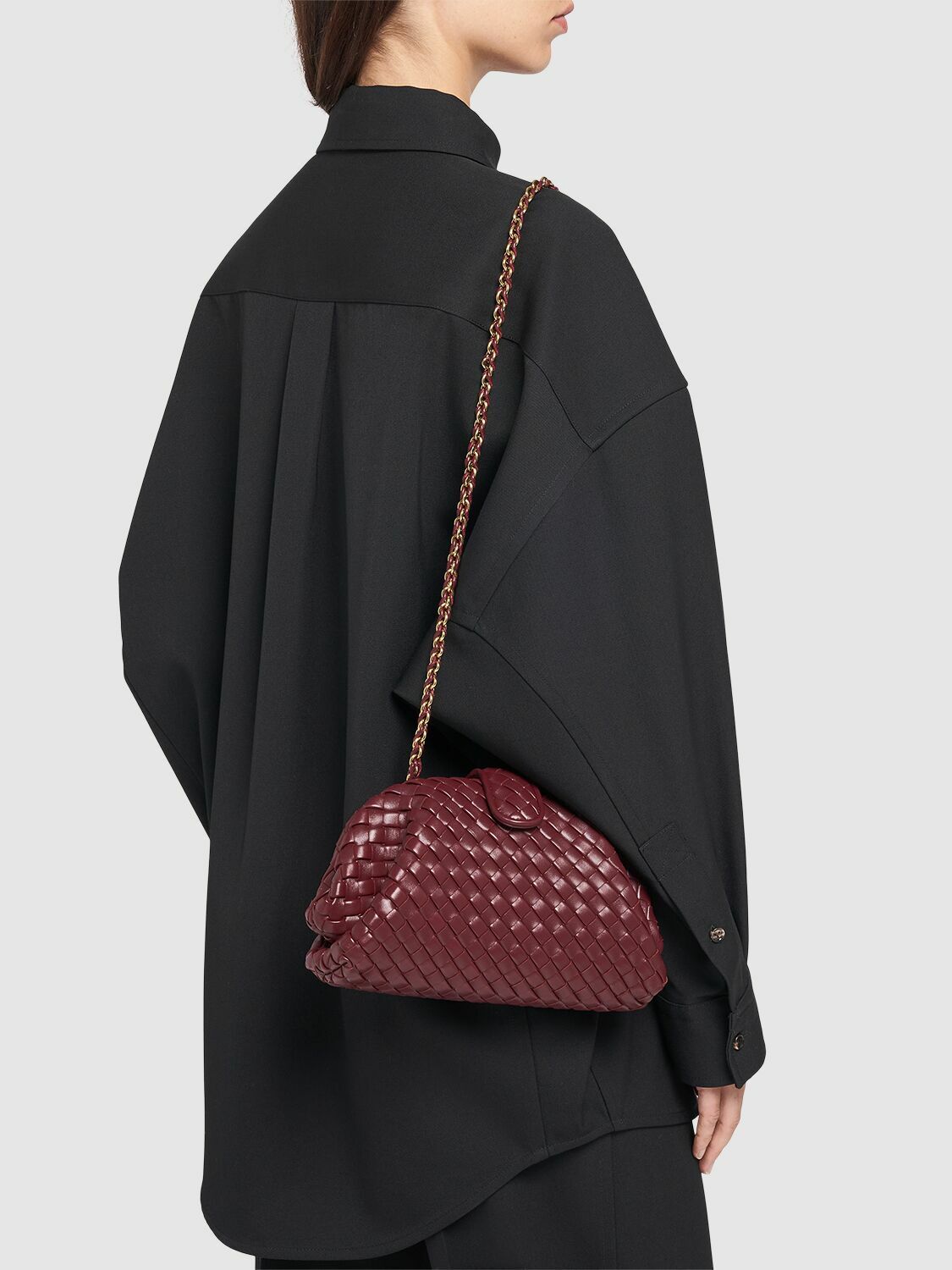 BOTTEGA VENETA Mini Lauren 1980 Clutch with Chain Bottega Veneta