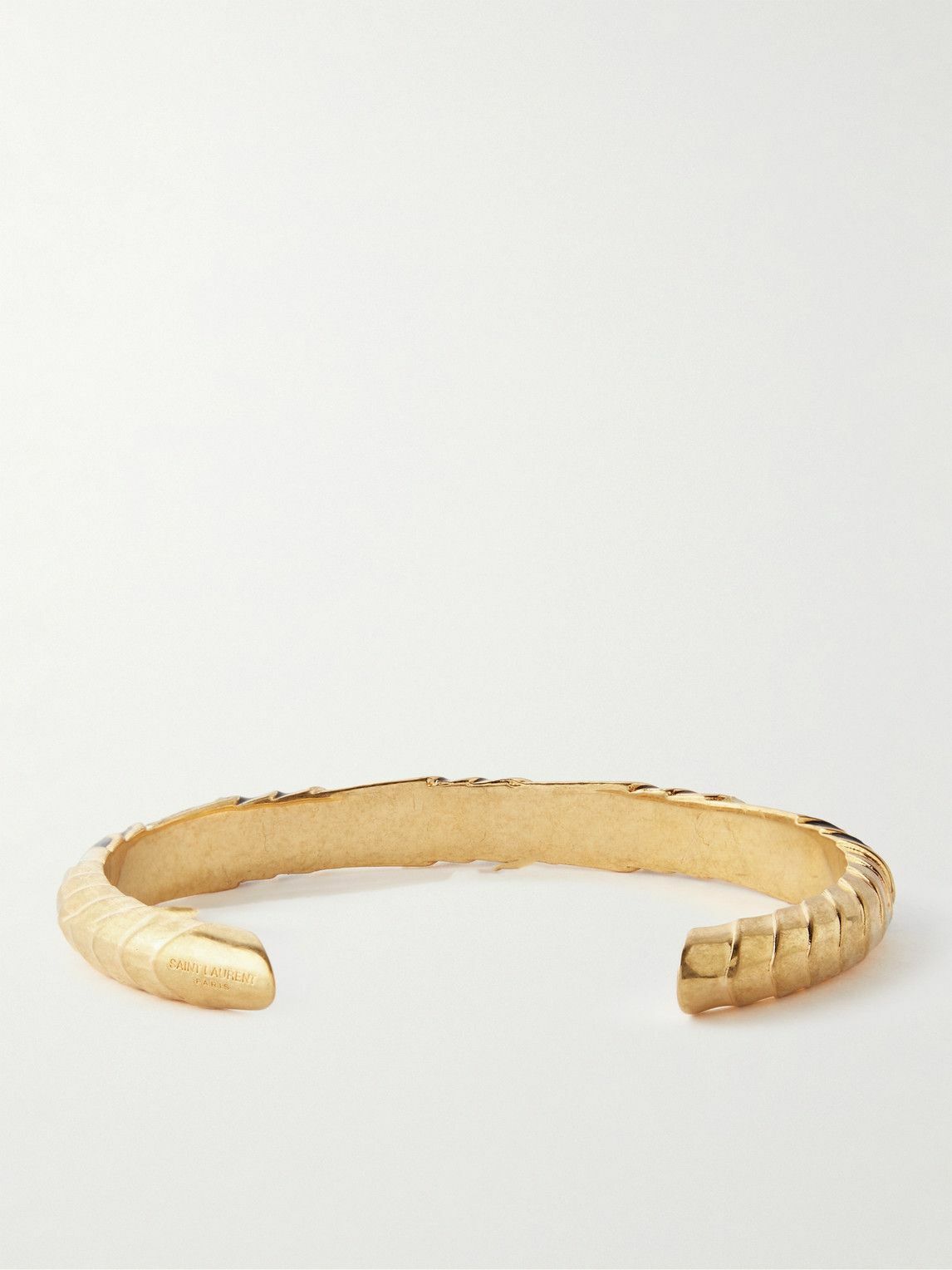 SAINT LAURENT - Gold-Tone and Enamel Cuff - Gold Saint Laurent