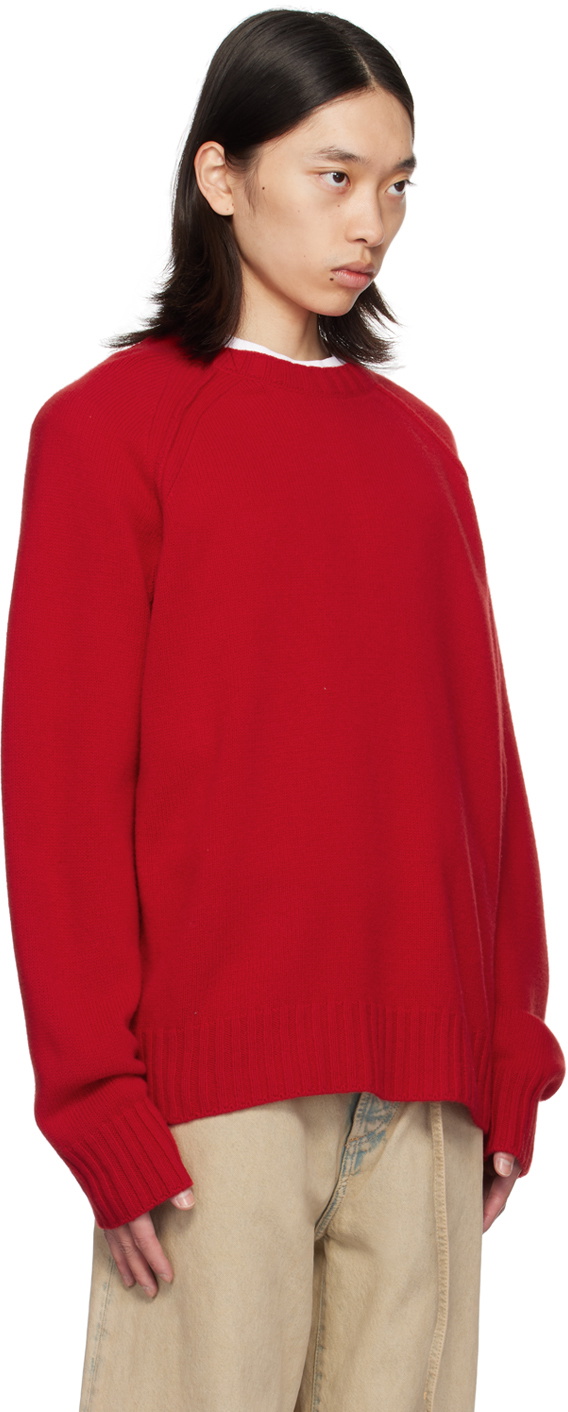 Róhe Red Raglan Sleeves Sweater Róhe