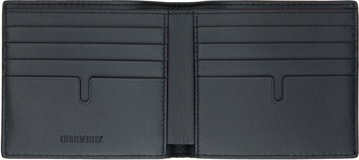 Burberry Brown B Shield Bifold Wallet Burberry