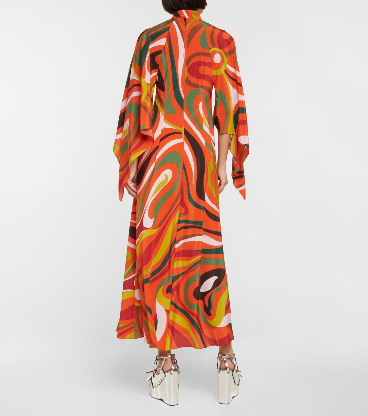 Pucci - Printed silk maxi dress Emilio Pucci