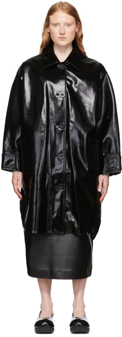 Black Stand Studio Coat at Edward Varley blog