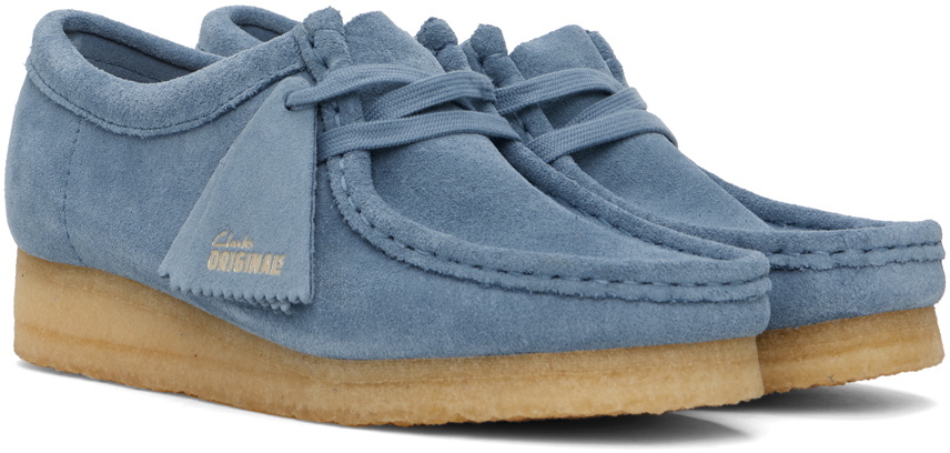 Clarks Originals Blue Wallabee Derbys Clarks Originals